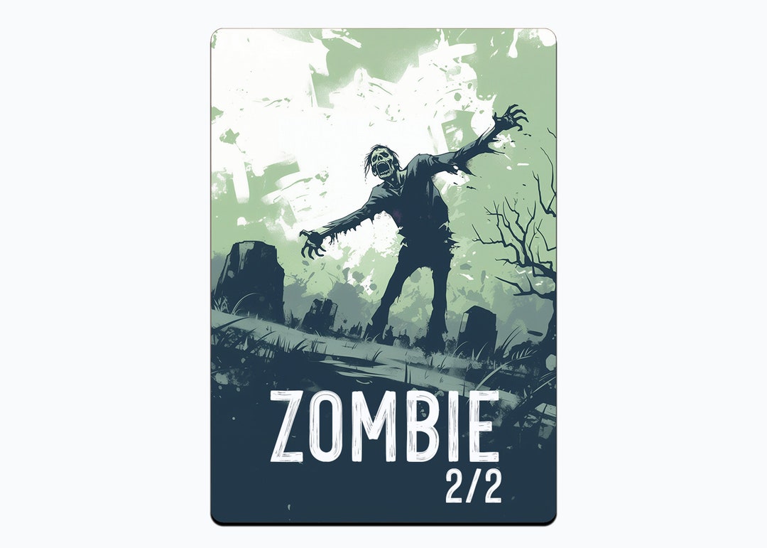 5 Zombie Tokens for Magic the Gathering - Etsy