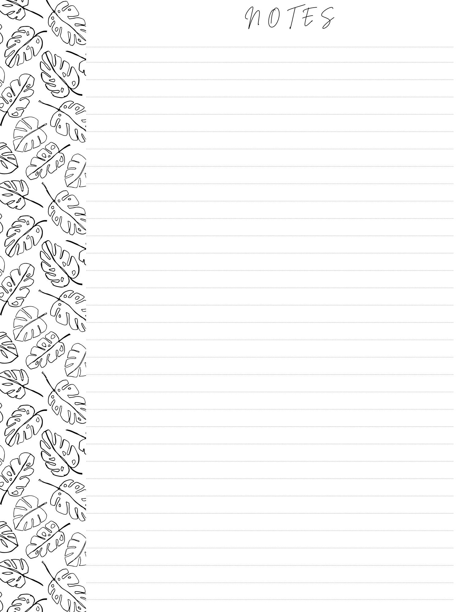 Notebook Filler Paper, Doodle Filler Paper, Coloring Filler Paper, the ...