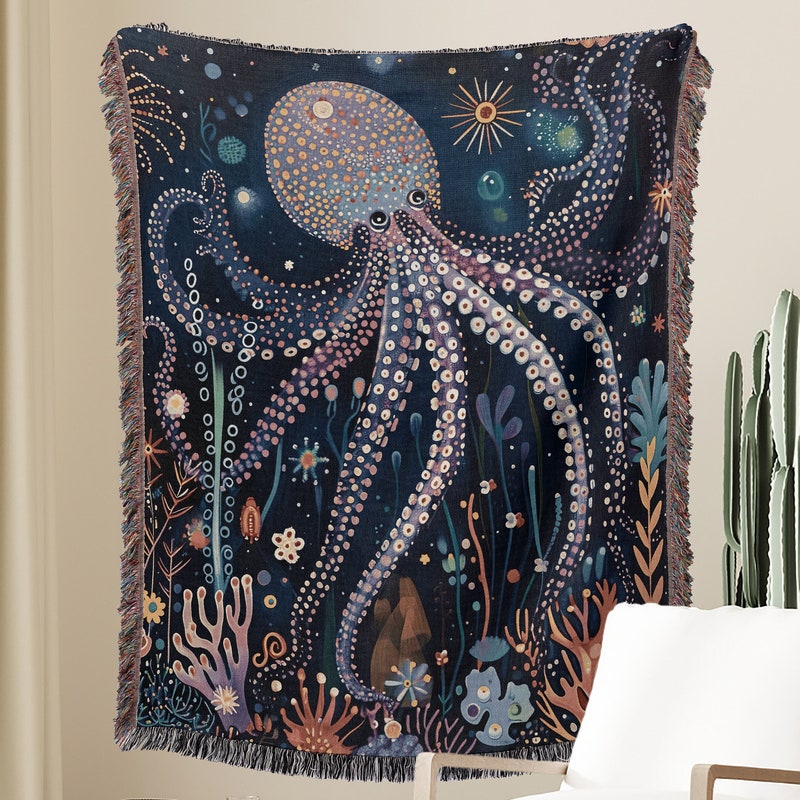 Octopus Blanket - Etsy