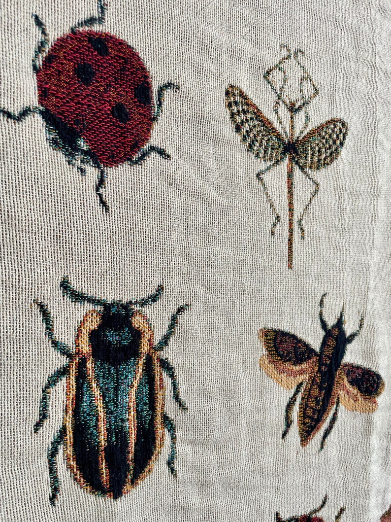Bug Throw Blankets, Insect Pattern Blanket, Beetle Woven Throw Blanket ...