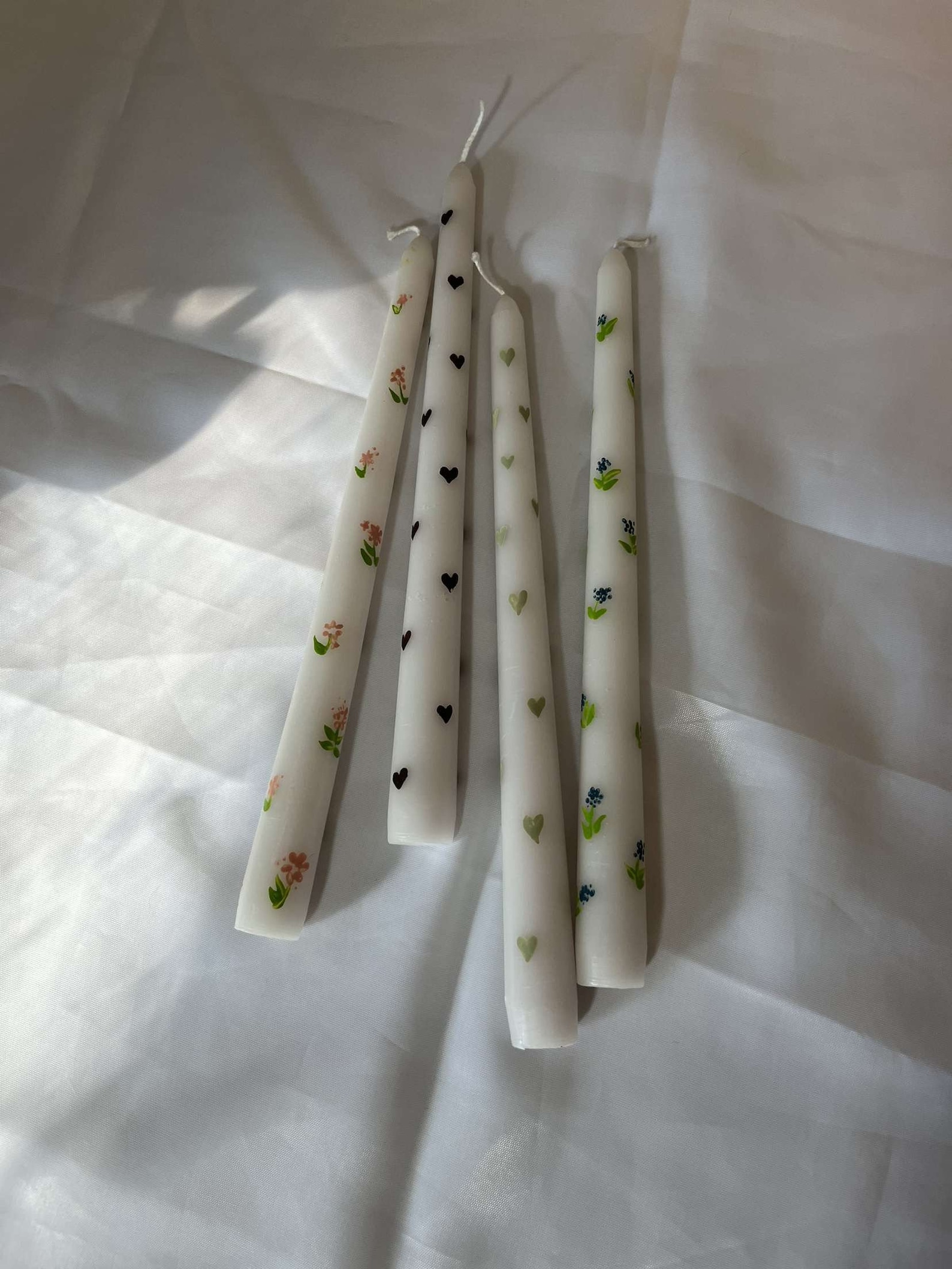 Hand Painted Candle Sticks - Etsy