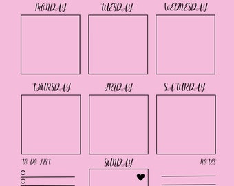 Daily Schedule - Etsy