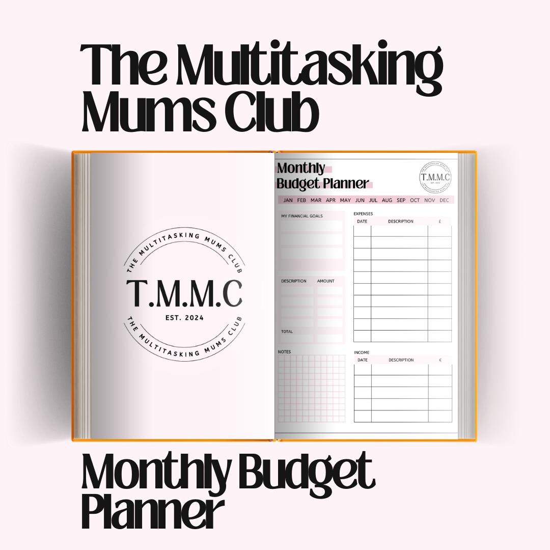Downloadable Digital Monthly Budget Planner Busy Mums - Etsy