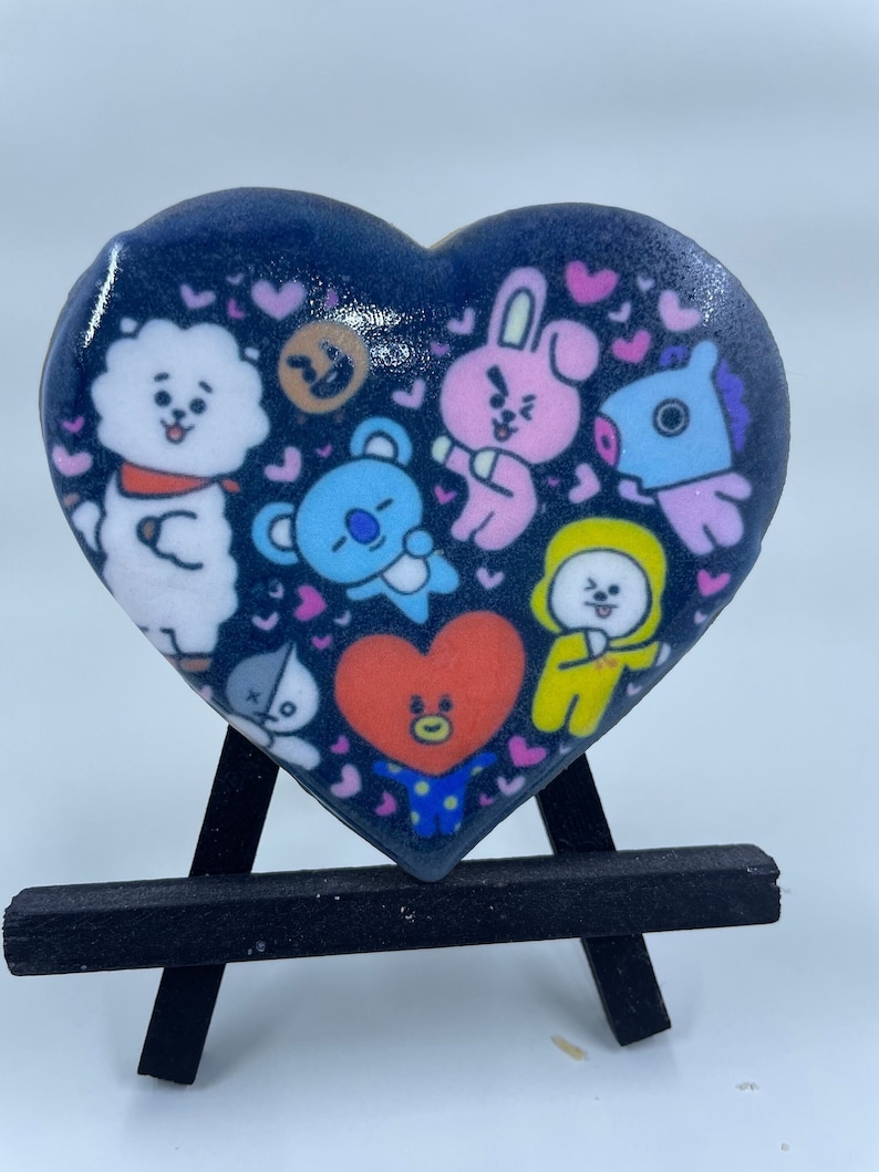 Custom BT21 Cookies 12 per Order - Etsy
