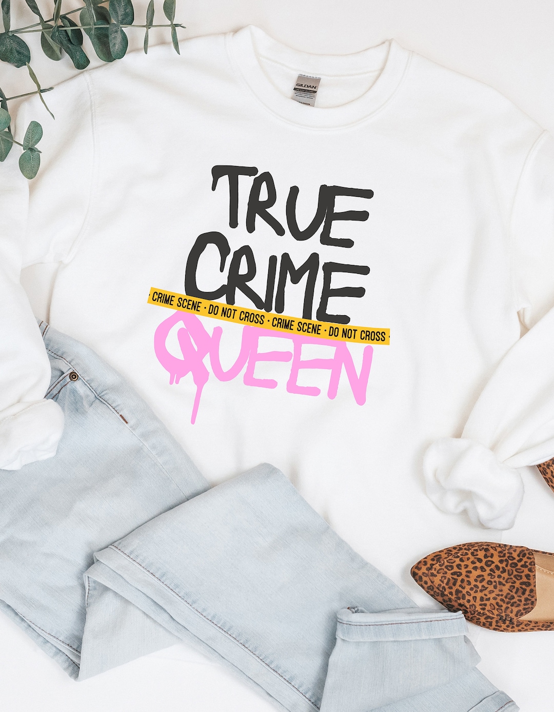 True Crime Queen Sweatshirt Crime Scene Shirt Mystery Lover - Etsy