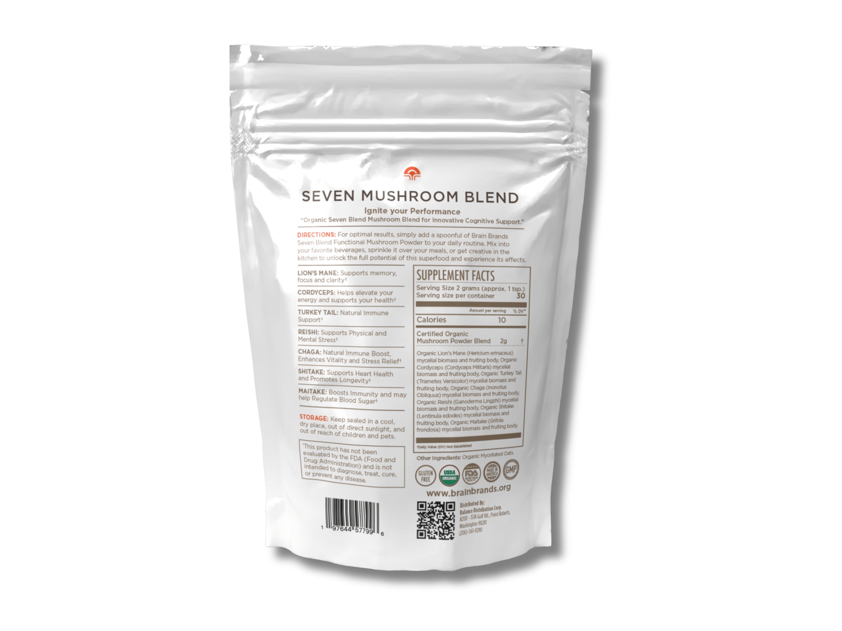 Mushroom Powder - Seven Blend - Etsy