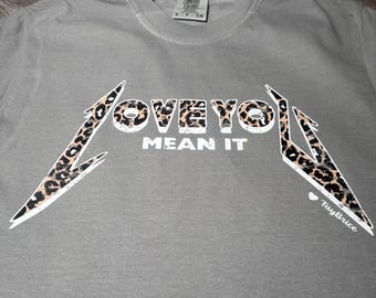 T Shirt - Leopard Rock Band - Etsy