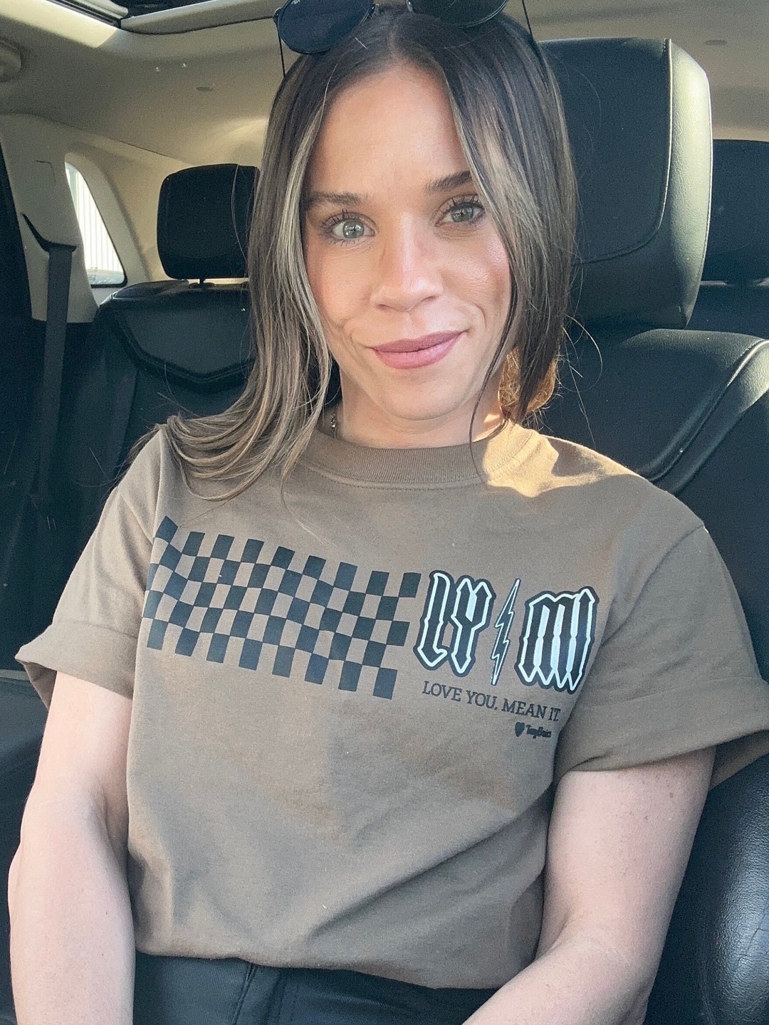T Shirt - Checkered LYMI - Etsy