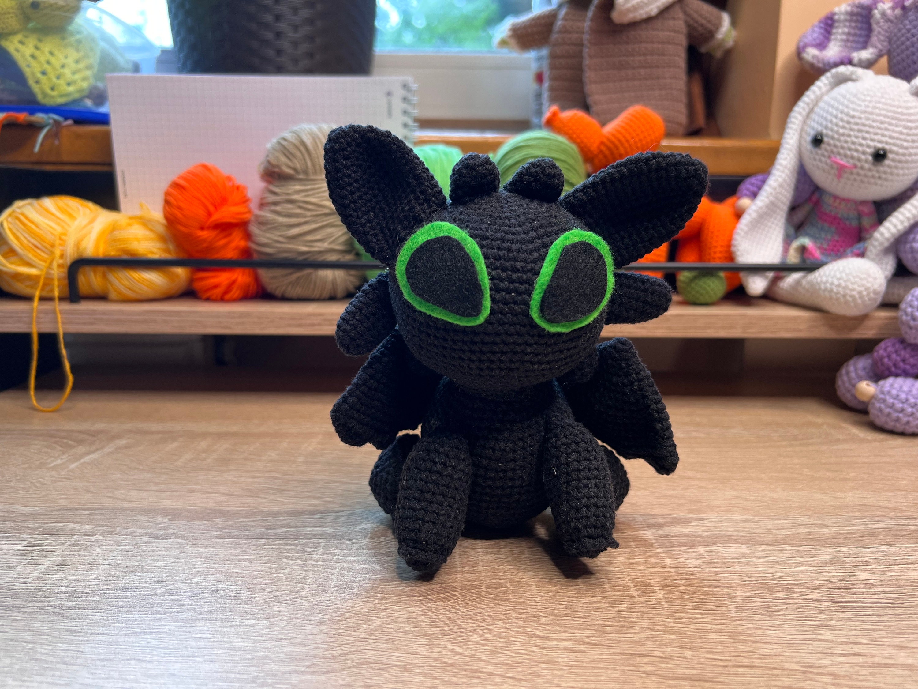 Toothless Night Fury How to Train Your Dragon Crochet Pattern - Etsy