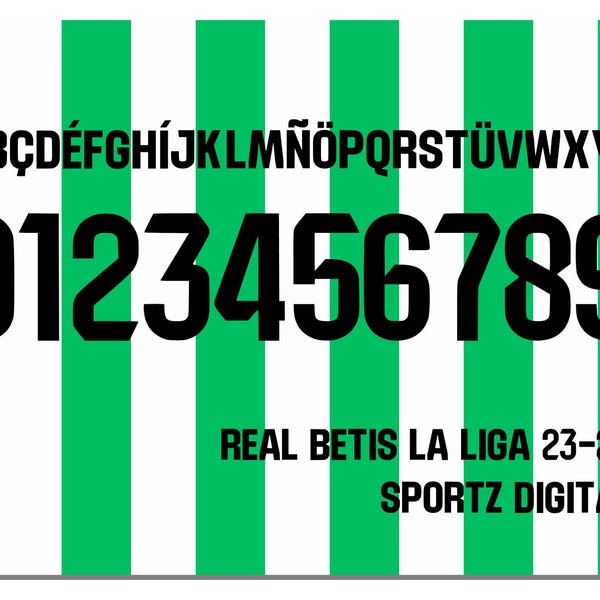 Ronaldo Jersey Font - Etsy