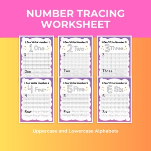 Printable Number Homeschool Worksheets or Kindergarten Colour Workbook ...