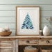 Watercolor Fish Tree Coastal Art Print: Ocean Holiday Decor (digital ...