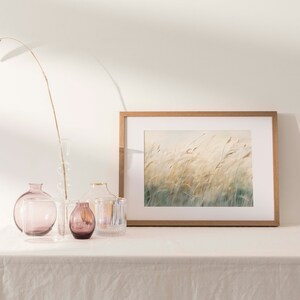 Seagrass Watercolor Painting, Seascape Wall Art, Coastal Flora Instant ...