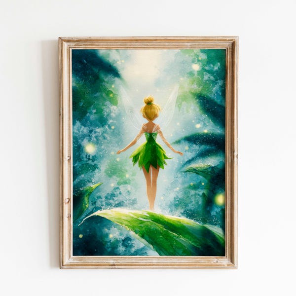 Tinker Bell Painting - Etsy