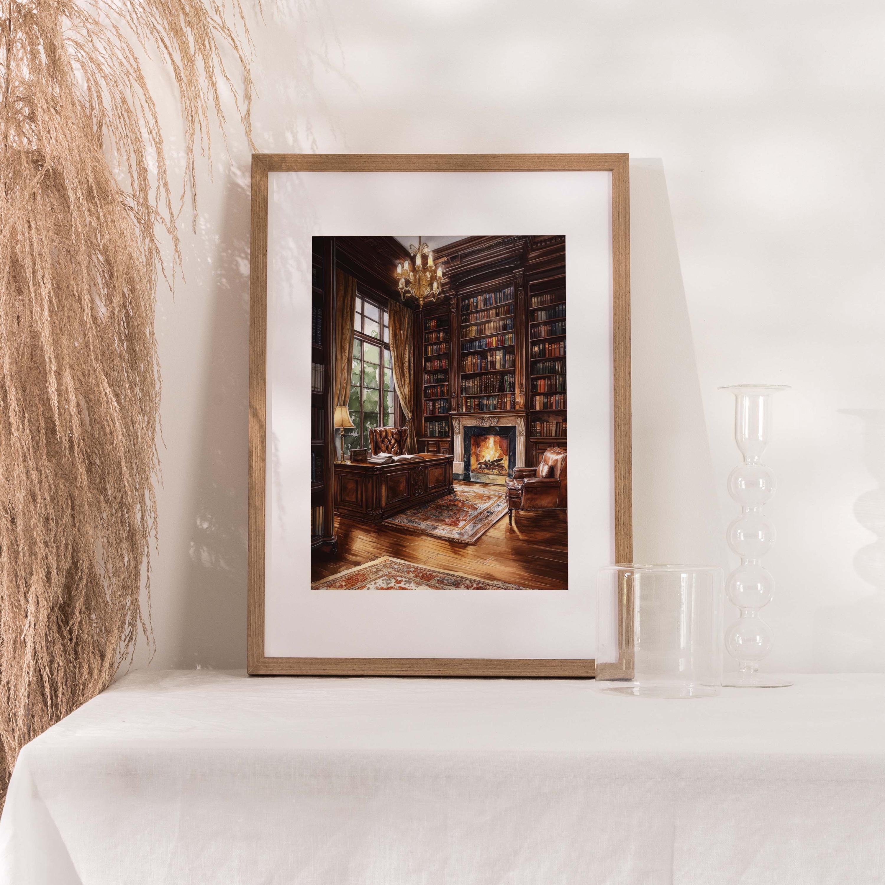 Watercolor Clue Mansion Art Print Set: Game Night Decor (digital ...