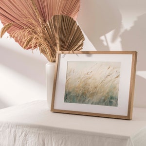 Seagrass Watercolor Painting, Seascape Wall Art, Coastal Flora Instant ...