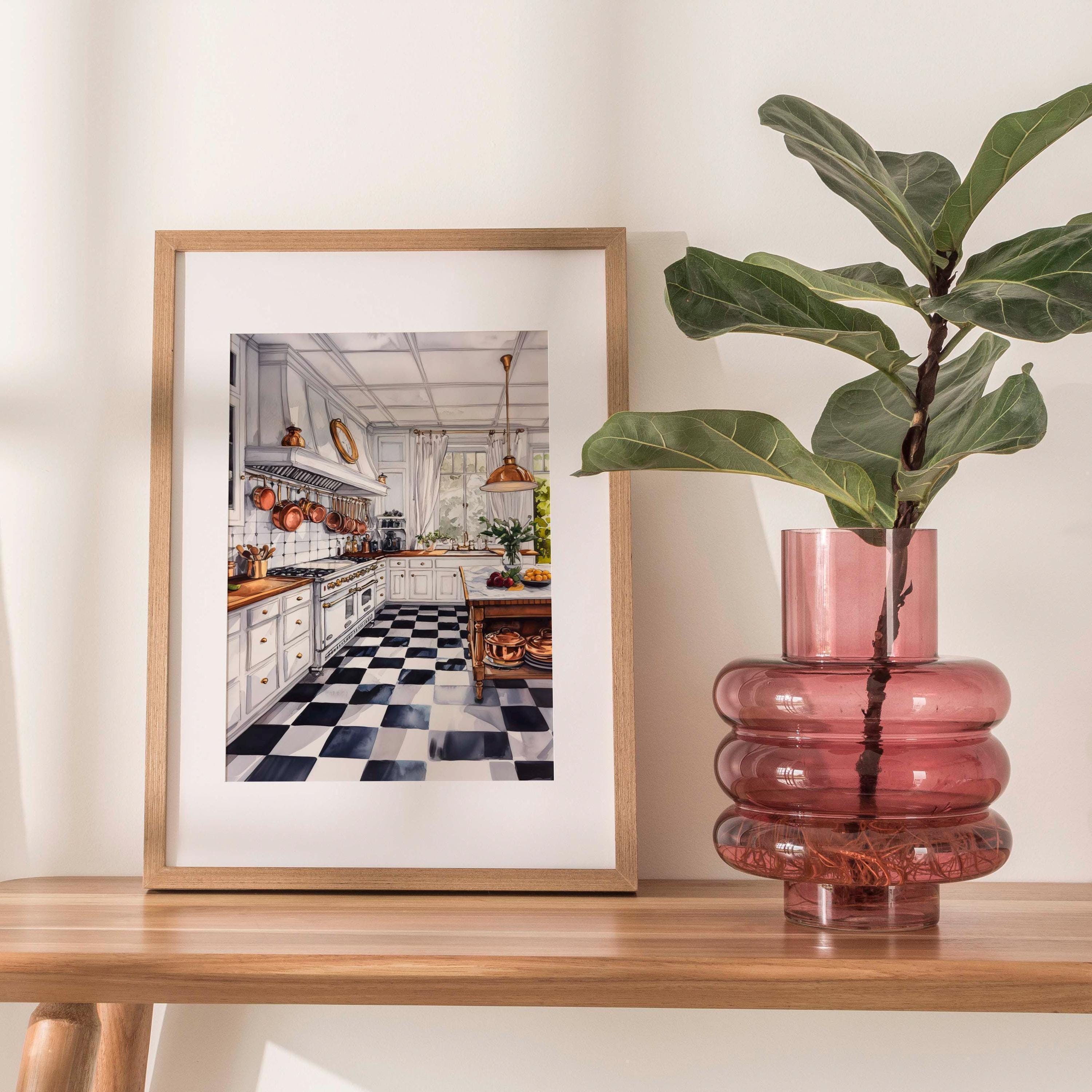 Watercolor Clue Mansion Art Print Set: Game Night Decor (digital ...