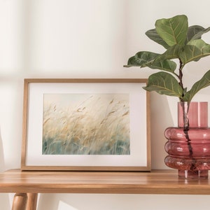 Seagrass Watercolor Painting, Seascape Wall Art, Coastal Flora Instant ...