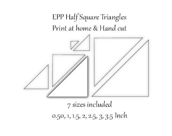 EPP Hexagons, 7 Different Sizes, Print & Cut at Home - Etsy