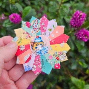 MINI DRESDEN Flower EPP Templates | Two Sizes Included - Etsy