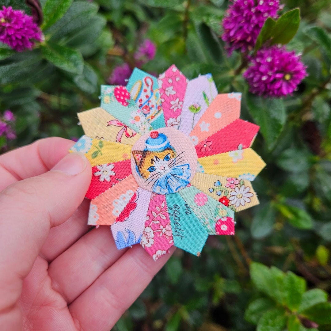 MINI DRESDEN Flower EPP Templates | Two Sizes Included - Etsy