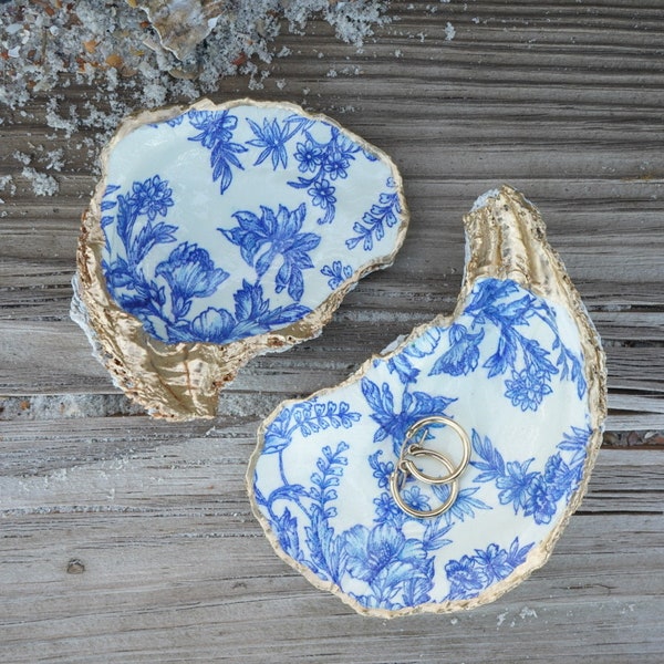 Oyster Shell Jewelry Dish - Etsy