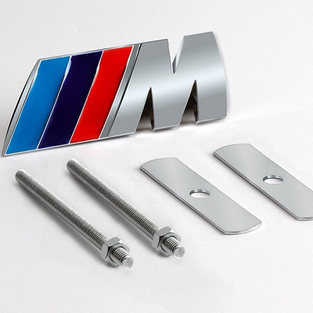 Metal BMW M Sport M Logo Front Grill Grille Badge Emblem With - Etsy