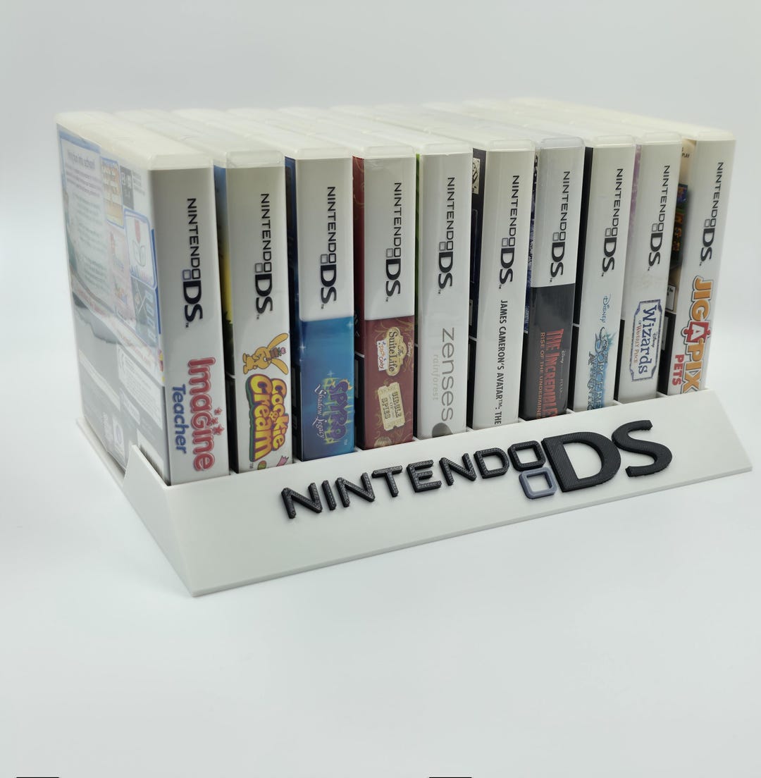 Game Stand, Display Stand 3D Printed for 10 Games - Nintendo DS - Etsy UK