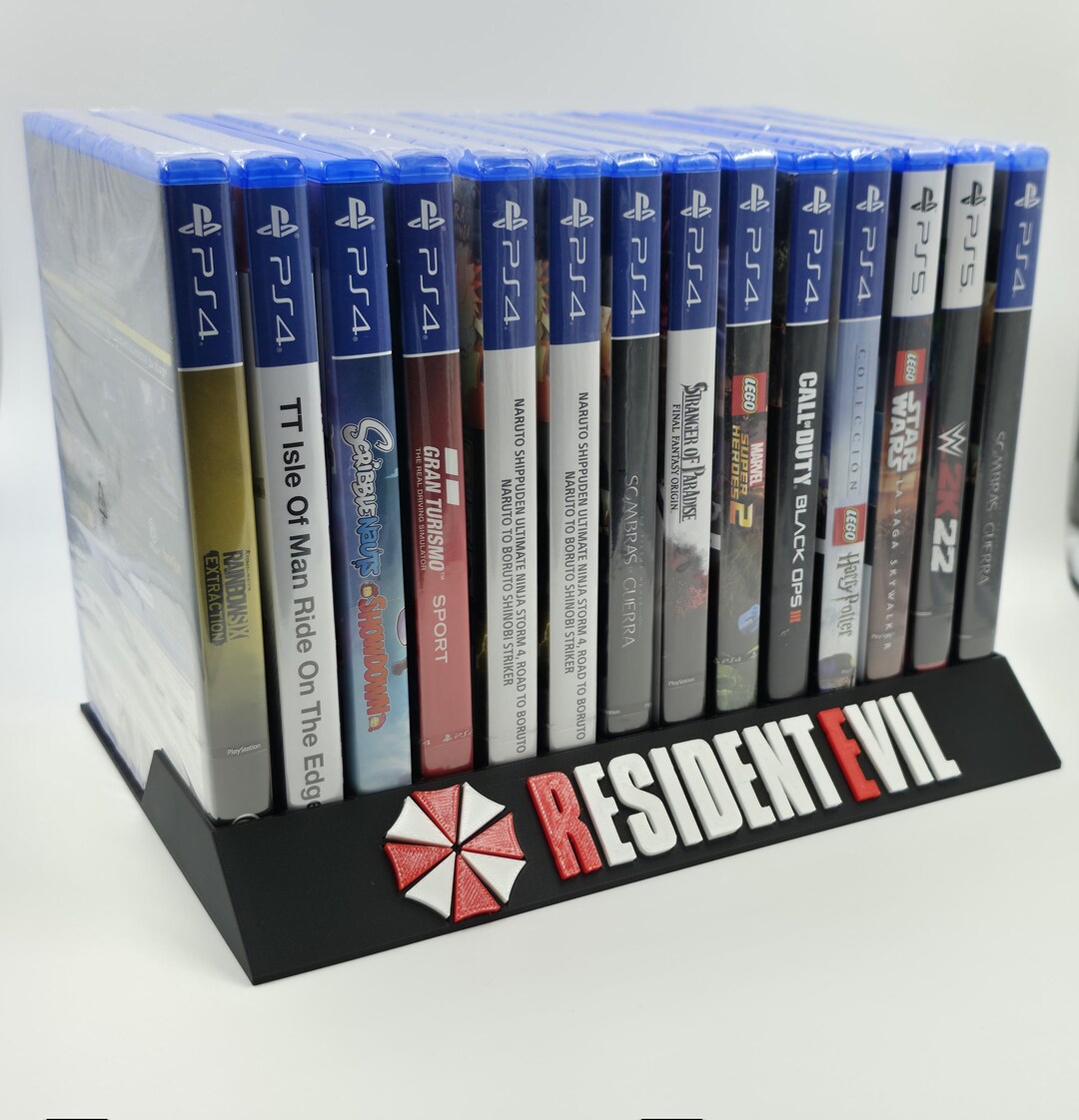 Game Stand, 3D Printed Display for 10, 12, 14 and 15 Games - Resident ...
