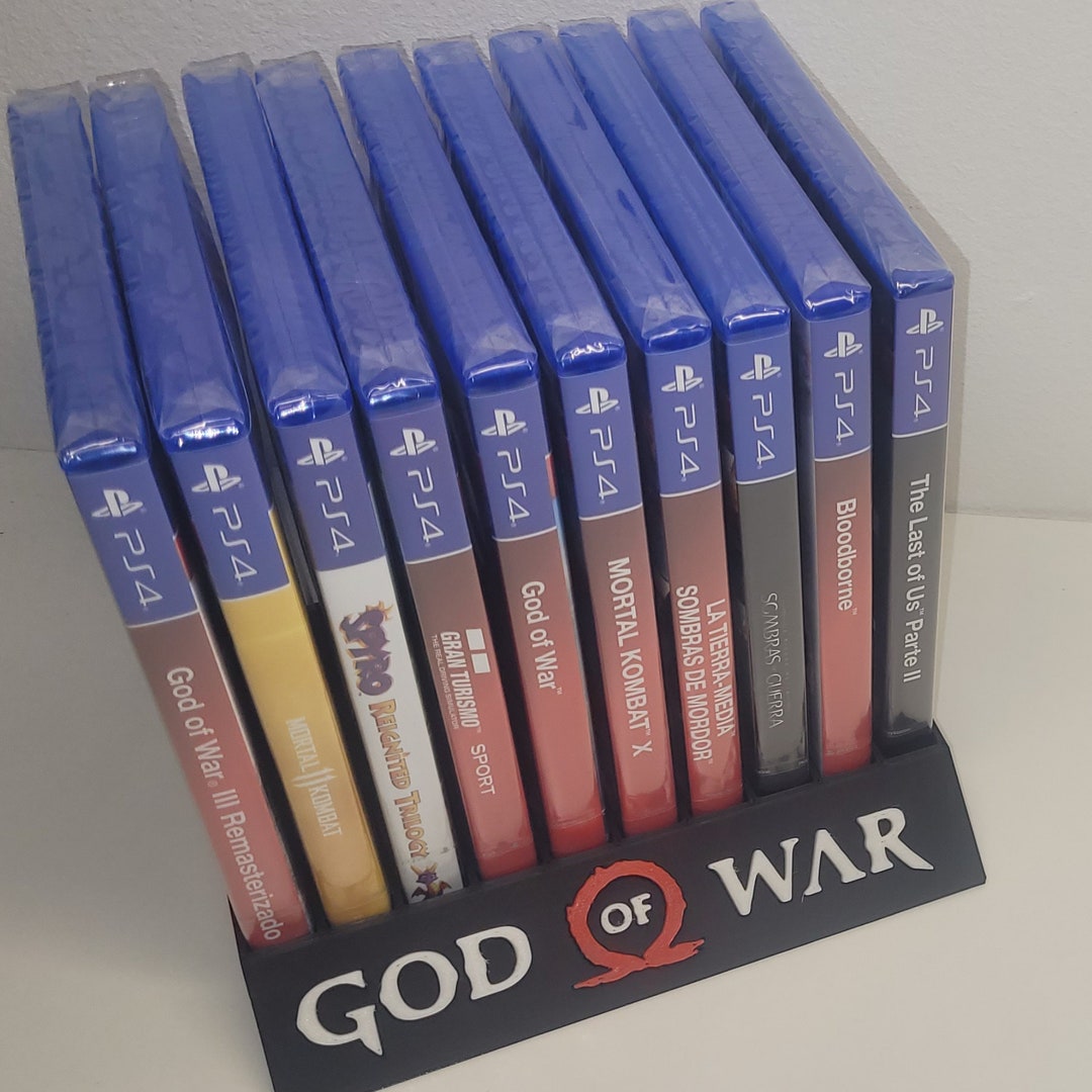 Game Stand, Stand 3D Printing for 10 and 14 Games PS2,3,4,5, Wii Wii U ...