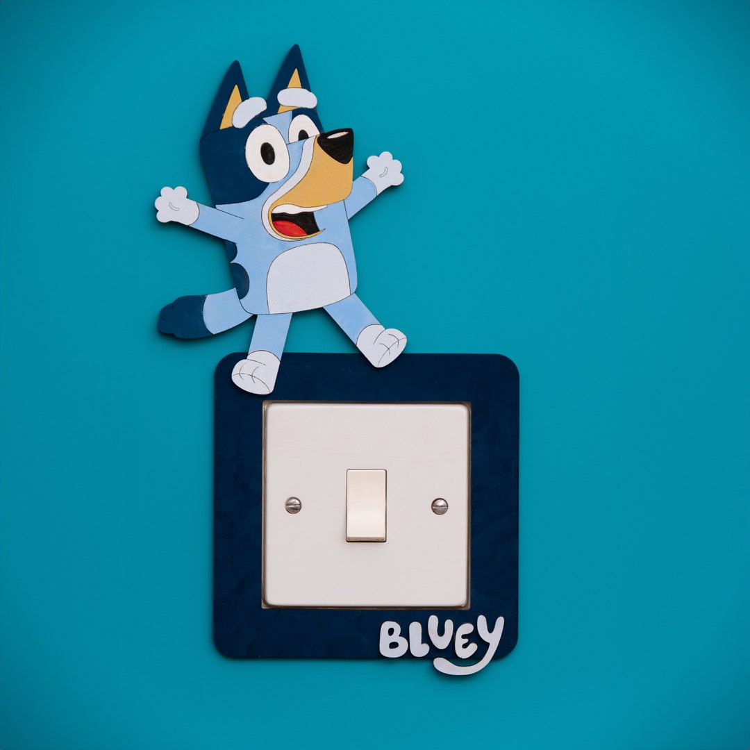 Bluey Light Switch Surround, Nursery Room Decor, Kids Bedroom ...