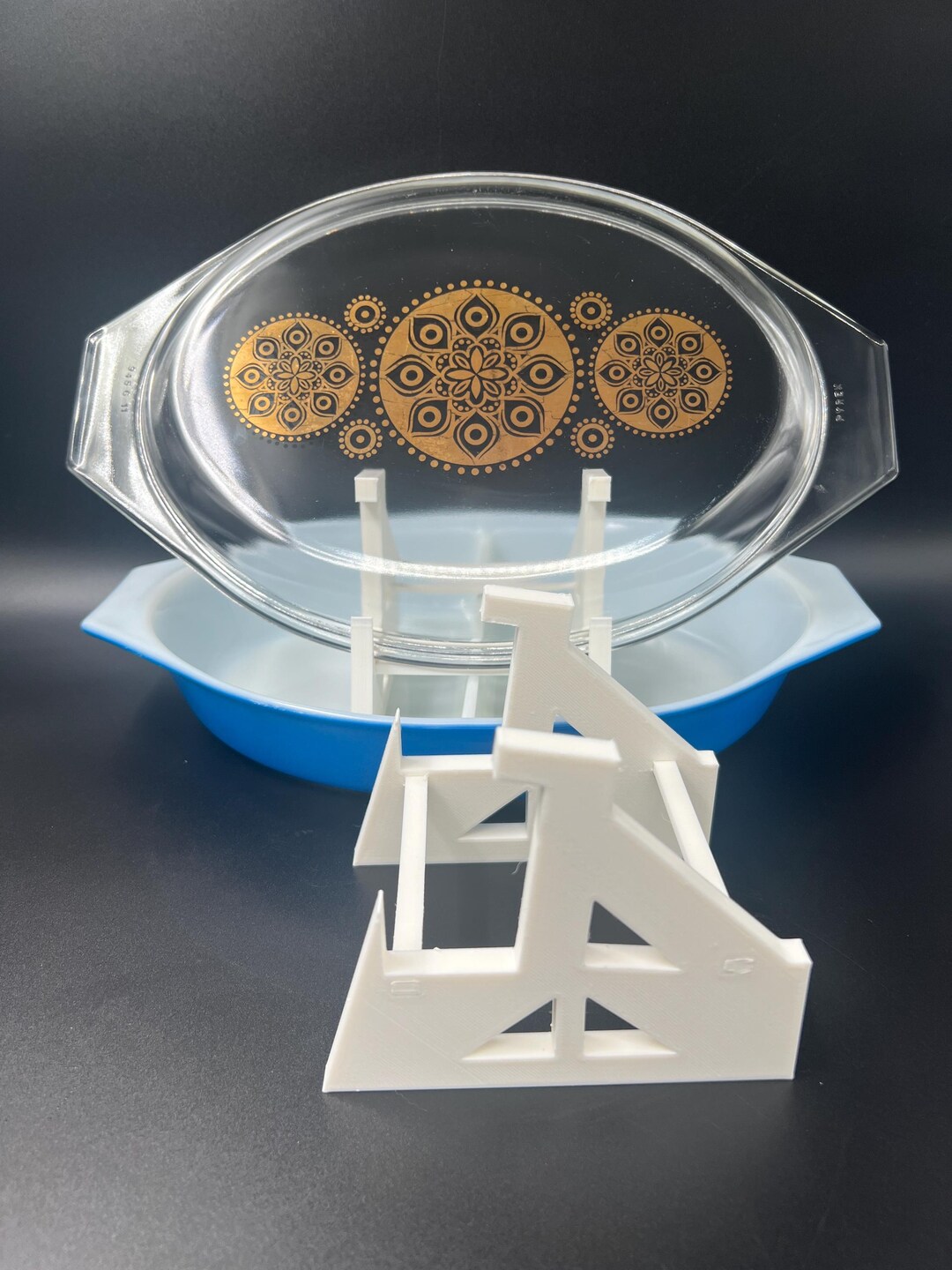 Decorative Lid Stand for Pyrex Divided Dishes - Etsy