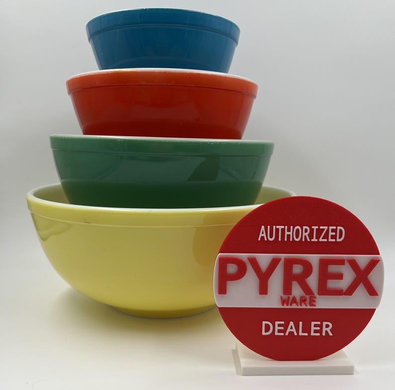 Small 3D Printed PYREX Sign - Etsy