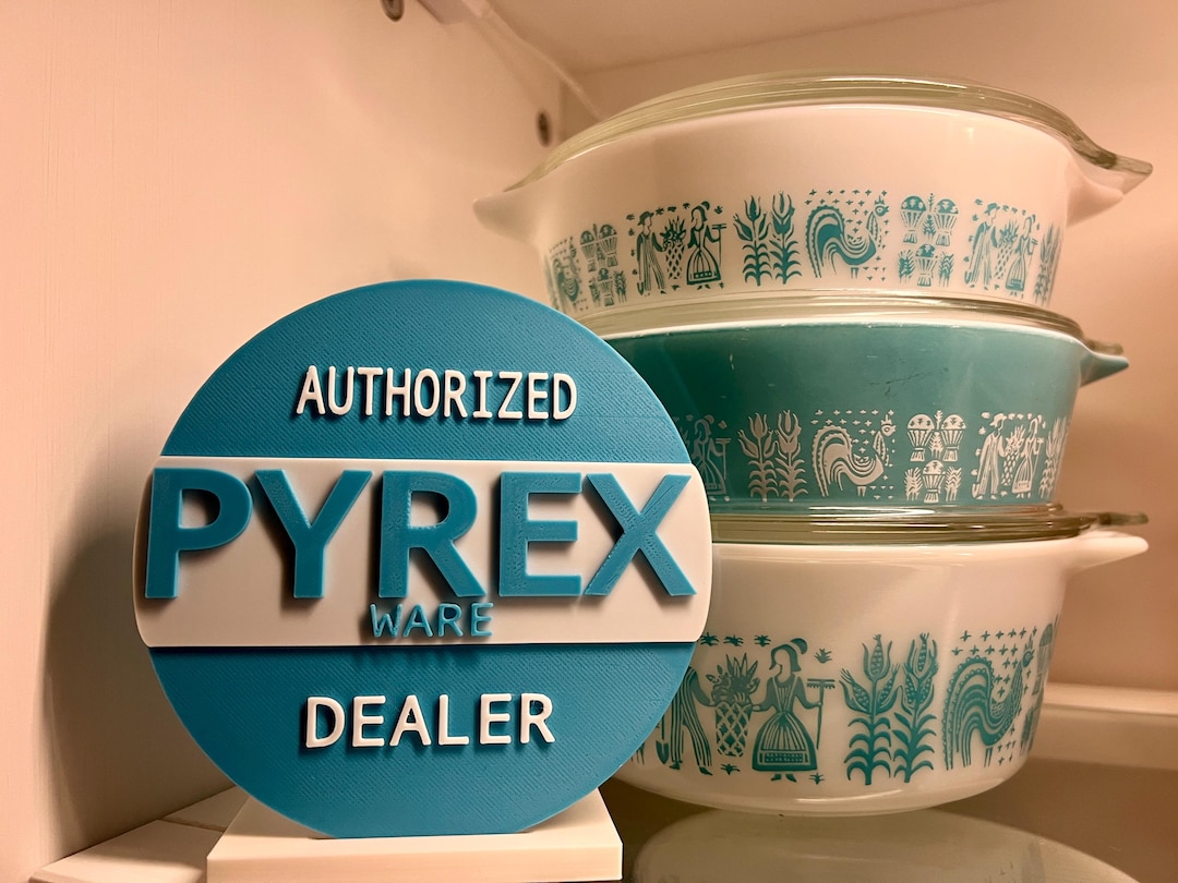 Small 3D Printed PYREX Sign - Etsy