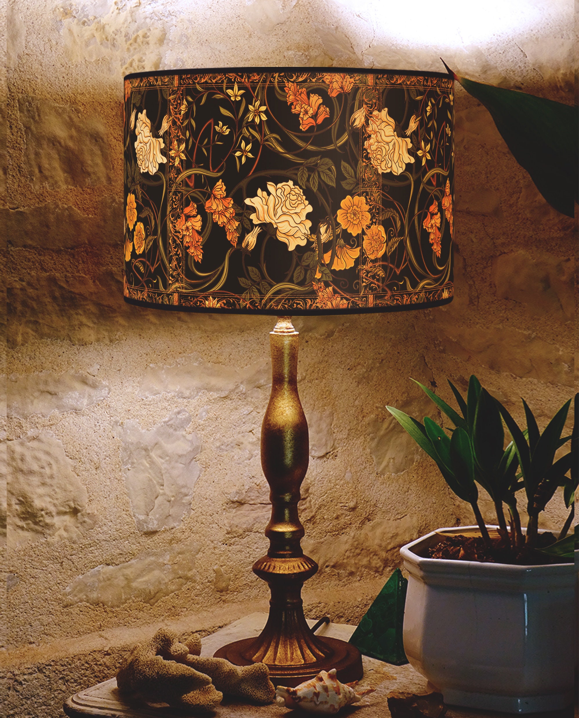 Lampshade, Lampshade Retro, Lampshade Vintage, Lampshade Handmade ...