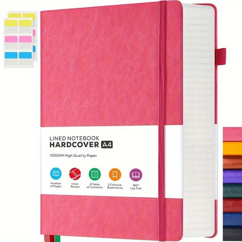 A4 College Ruled Notebooks,large A4 8.5 X 11 Journal With 100GSM Lined ...
