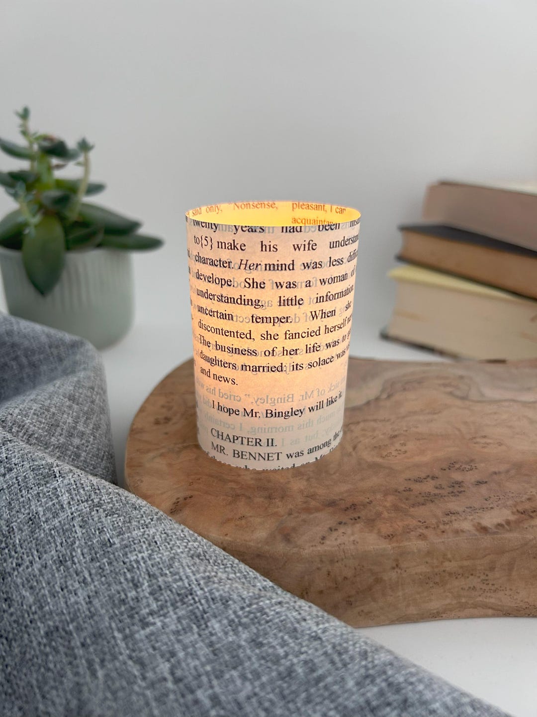 Book Lover Literary Decor Luminaries | Set of 12 - Etsy
