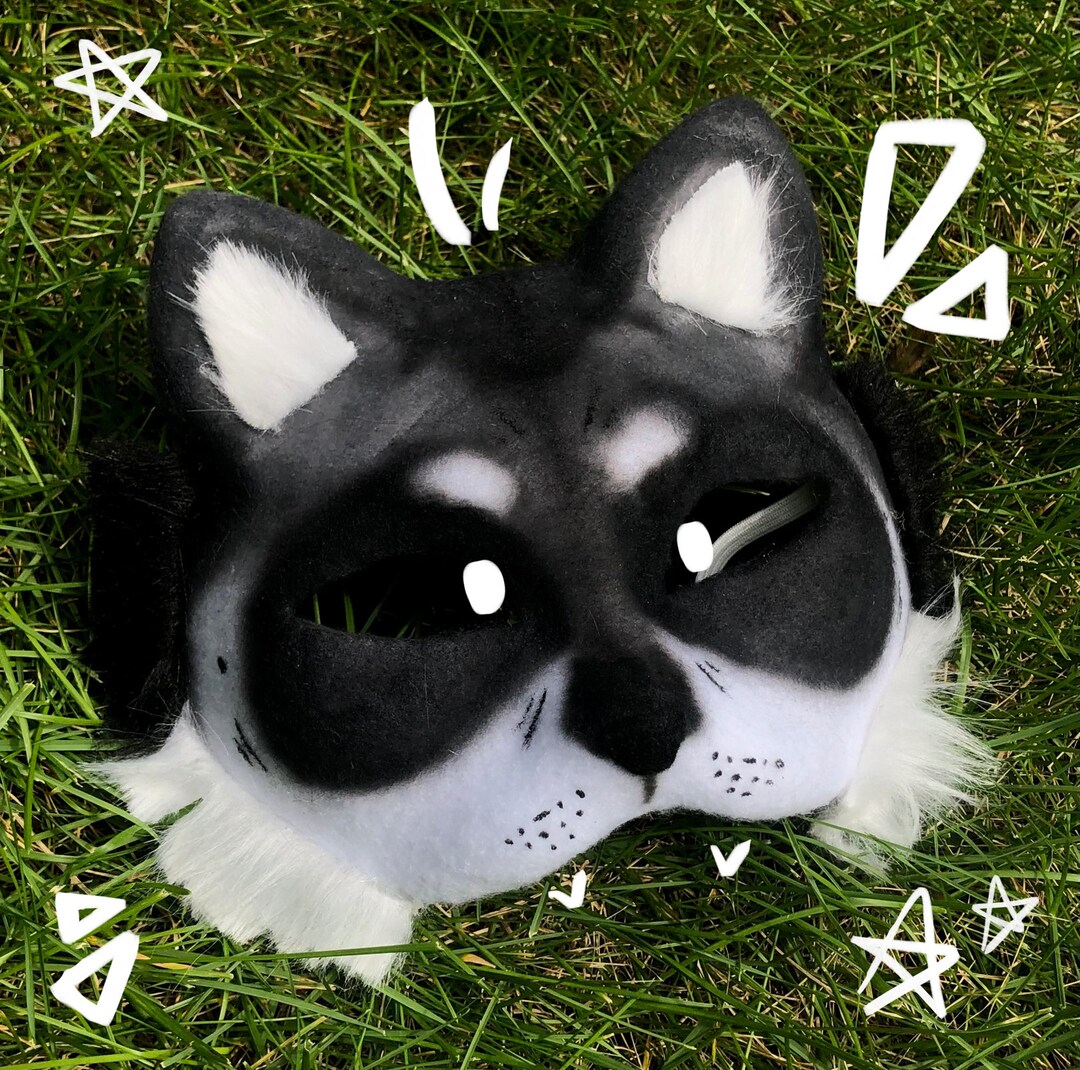 Raccoon Mask || Stylized Ren Faire Mask, Cat Mask Cosplay - Etsy