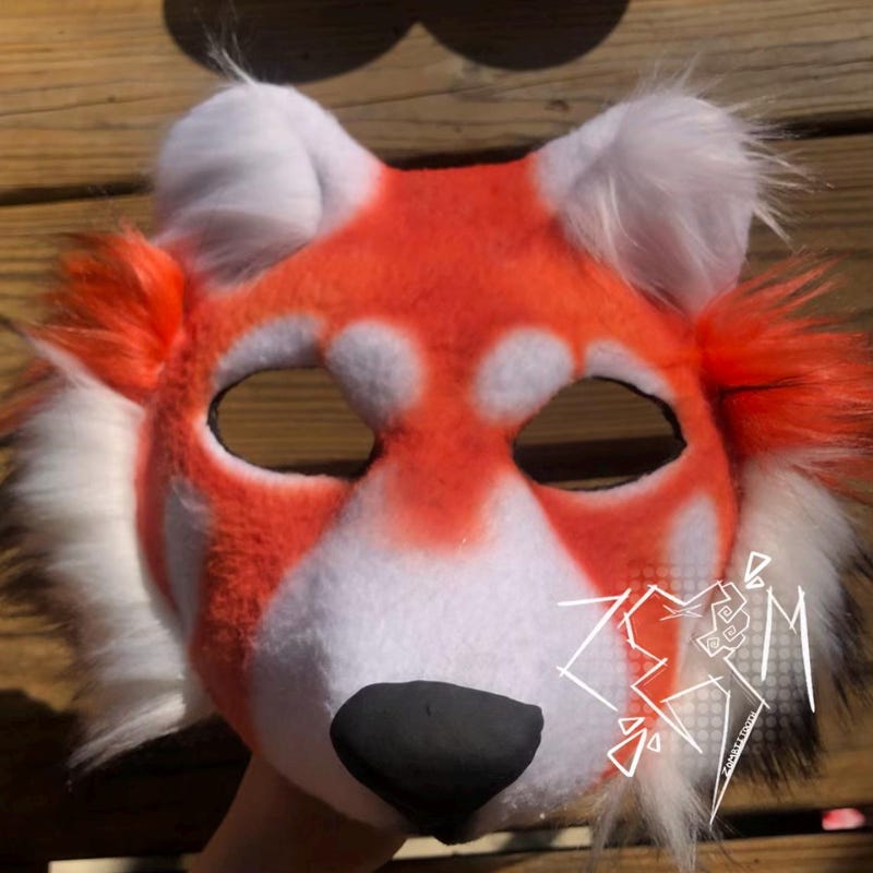 Panda Mask - Etsy