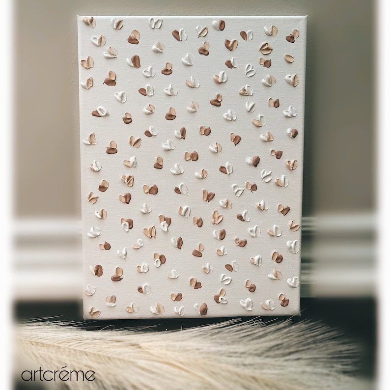 Textured Baby Nursery Wall Art Handcrafted Minimalistic Wall Cute ...