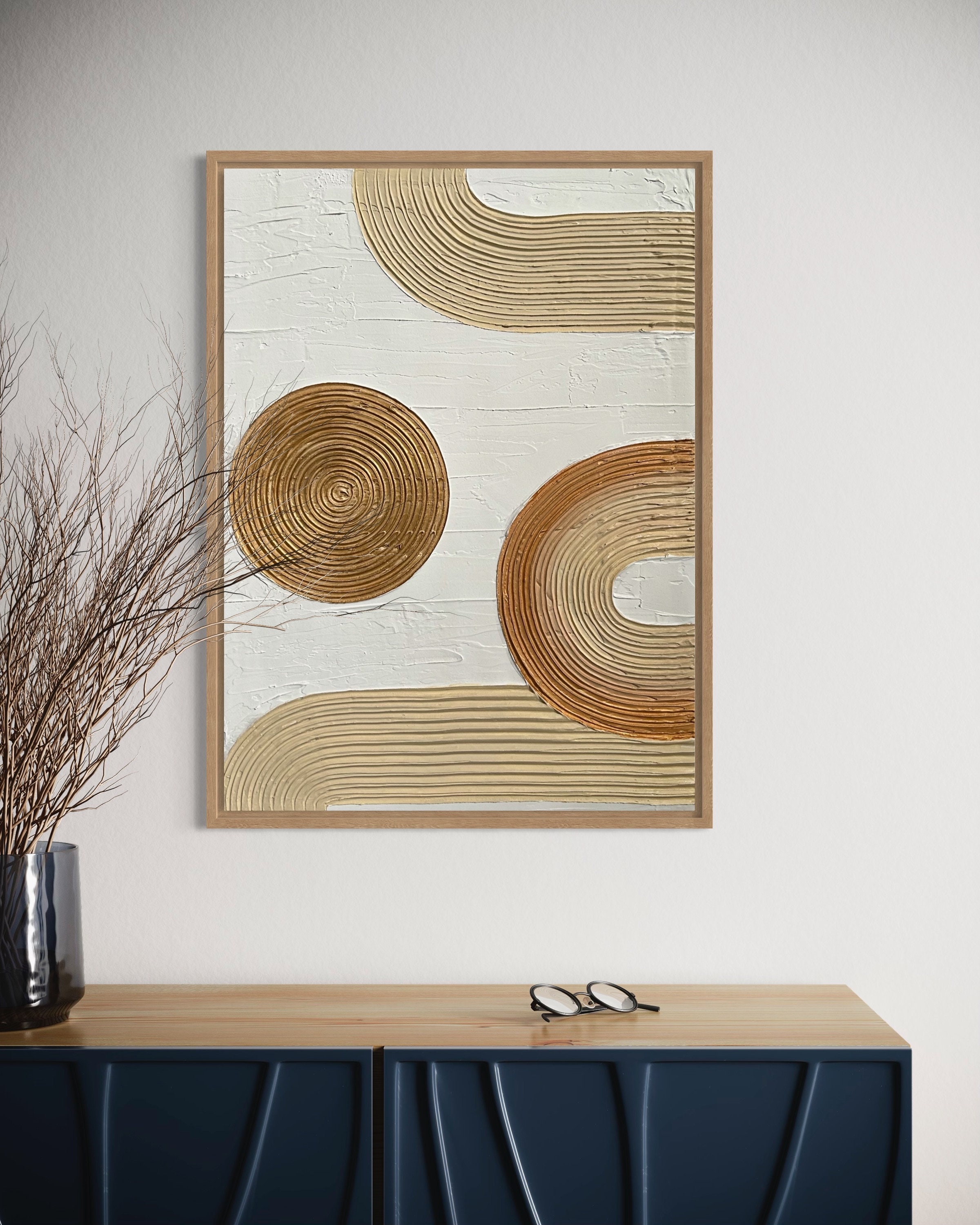 Texture Wall Art Handcrafted Arch Painting Living Room Painting Gift ...