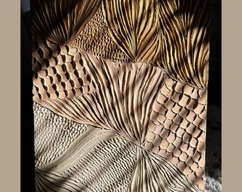 Textured Wall Art Handcrafted Arch Painting Living Room - Etsy
