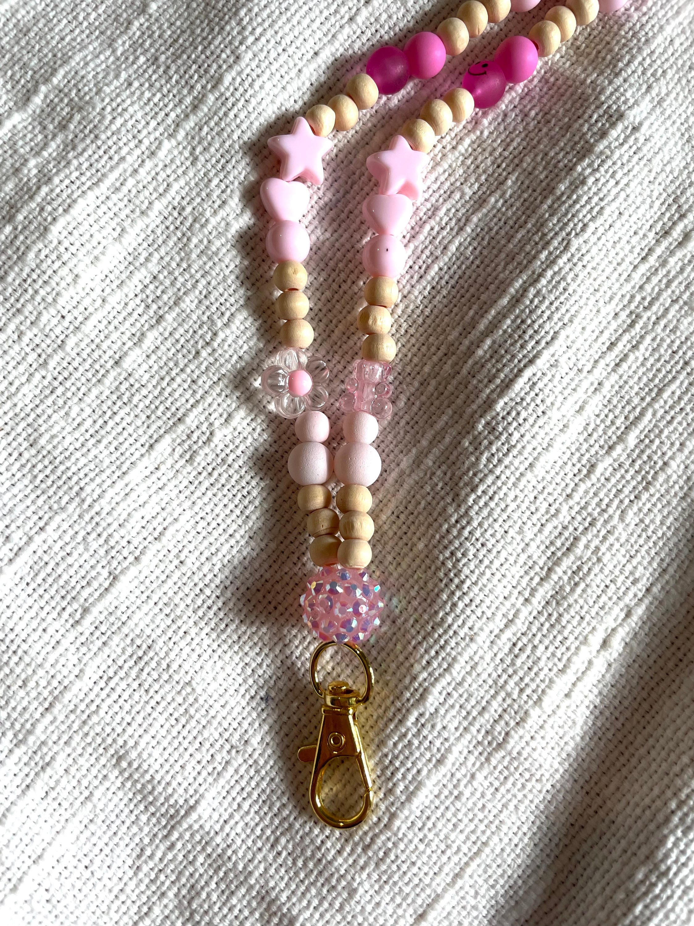 Custom Pink Elevated "barbie" Lanyard - Etsy