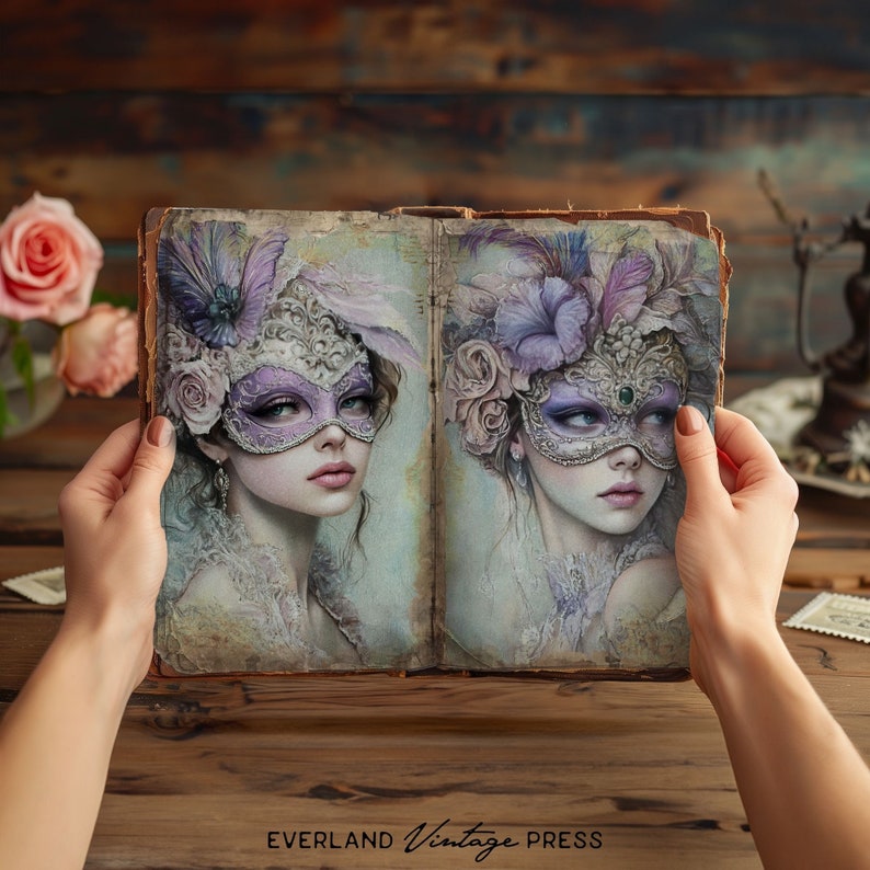 Masquerade Junk Journal, Regency Era Junk Journal, Junk Journal Kit ...