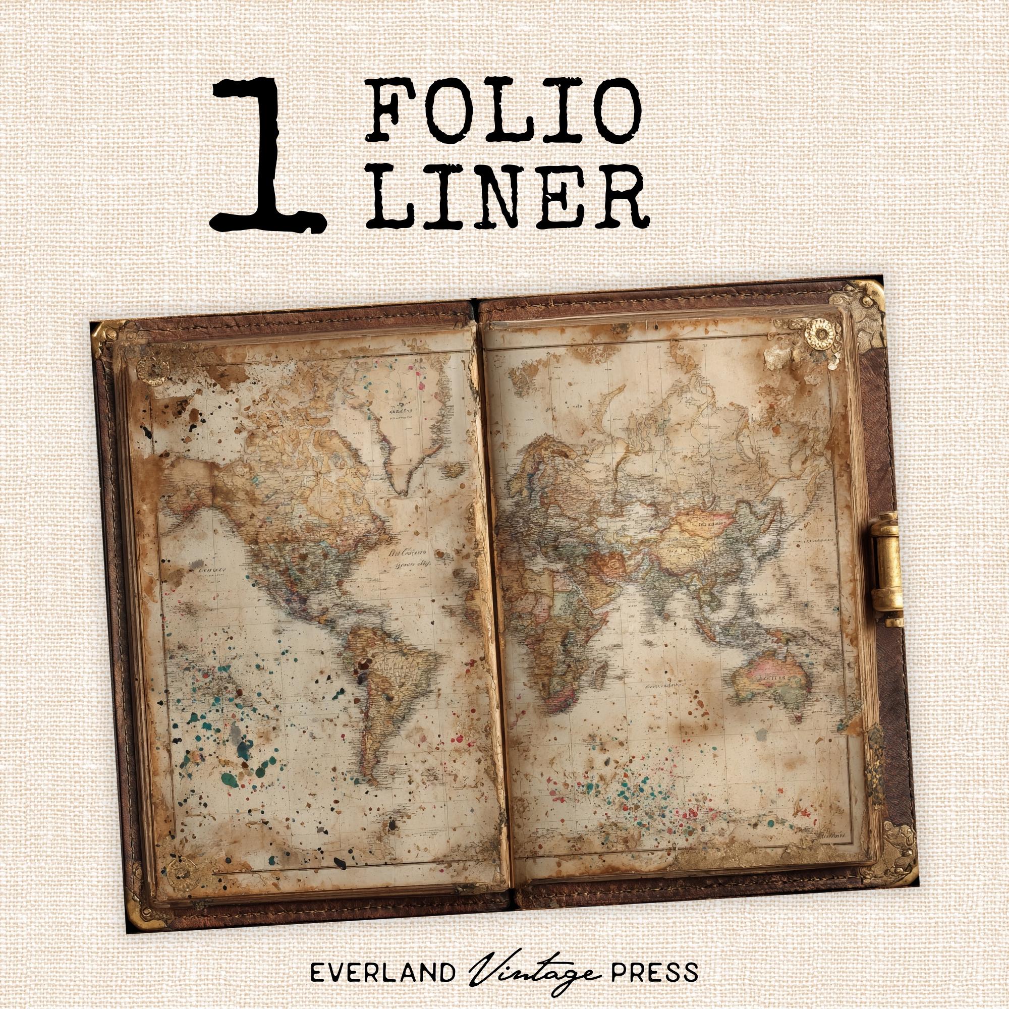 Postcards & Passports Folio Kit, Travel Folio,vintage Travel Ephemera ...