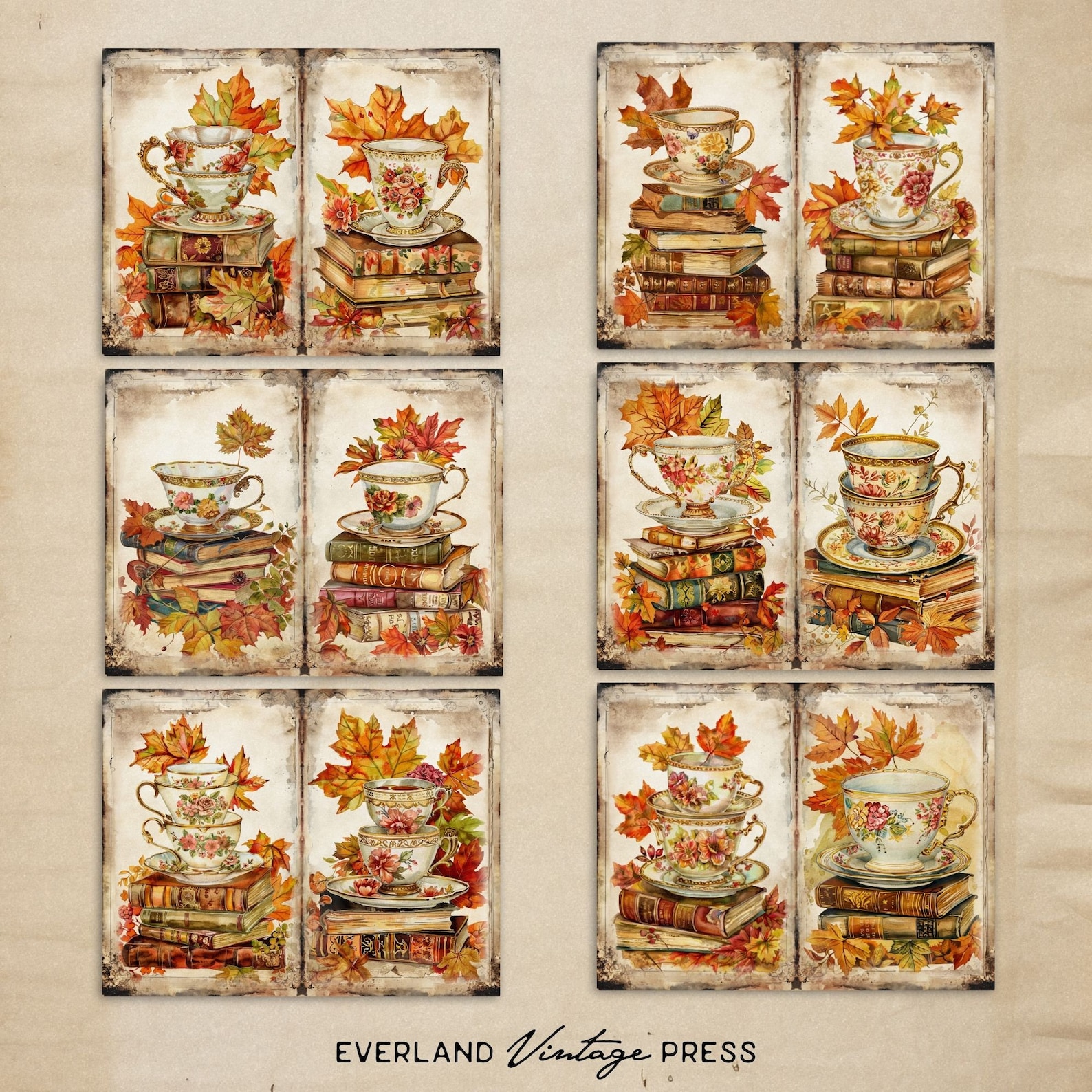 Fall Reading Nook Junk Journal Printable, Cozy Autumn Junk Journal Kit ...