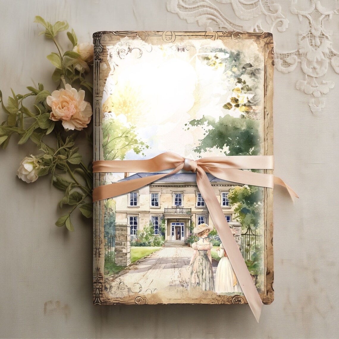 Regency Era Junk Journal, Junk Journal Kit Regency, 6 Digital Journal ...