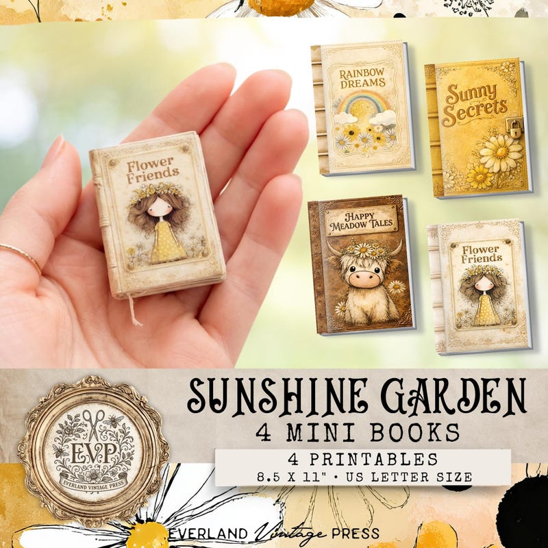 Miniature Whimsical Books - Etsy