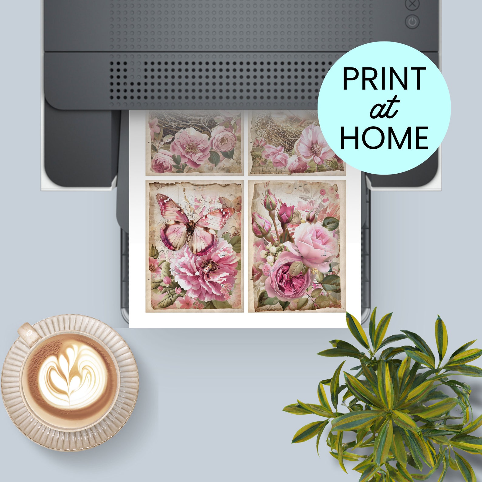 Chicken Junk Journal Kits Ephemera Cards, Vintage Farm Ephemera, 12 ...