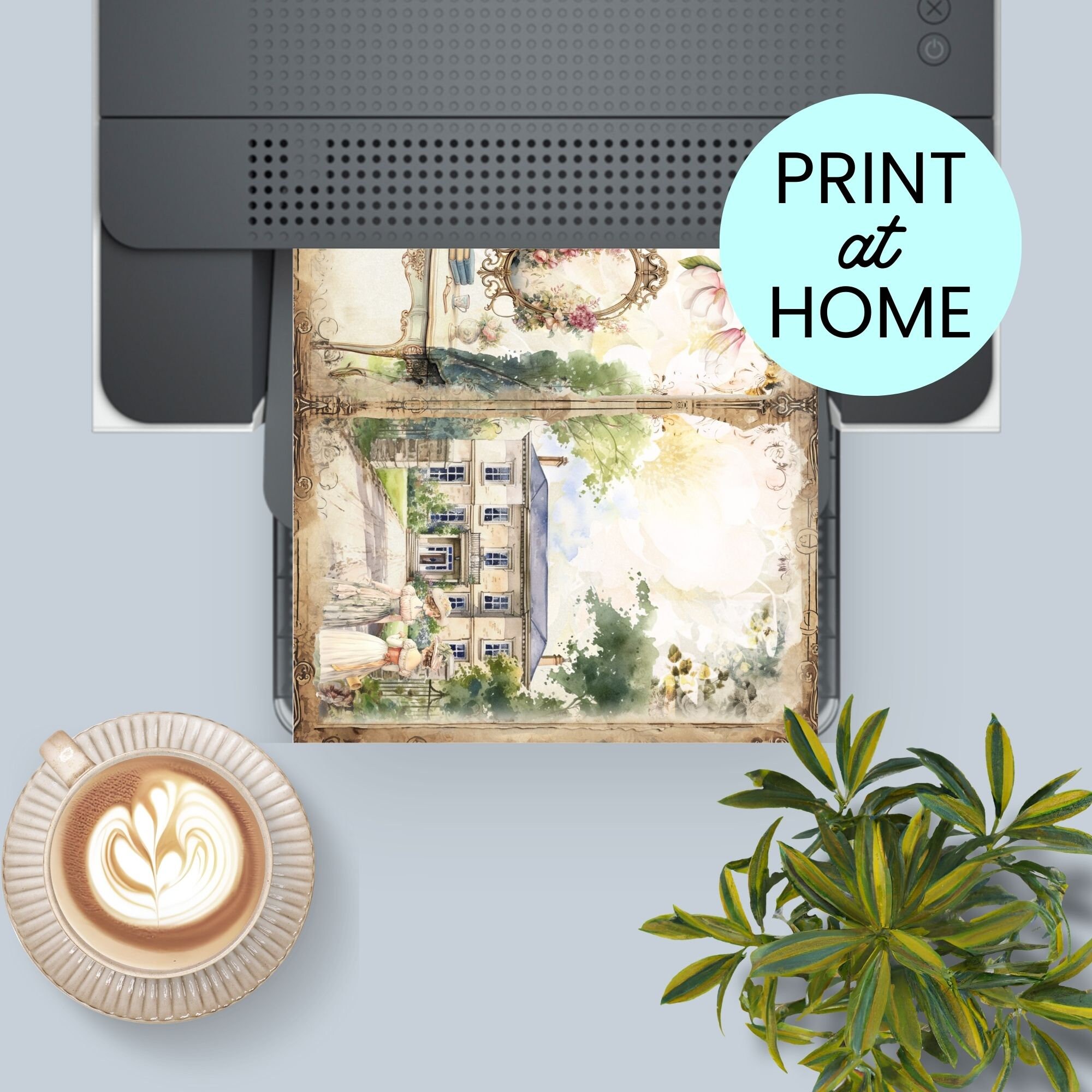 Regency Era Junk Journal, Junk Journal Kit Regency, 6 Digital Journal ...